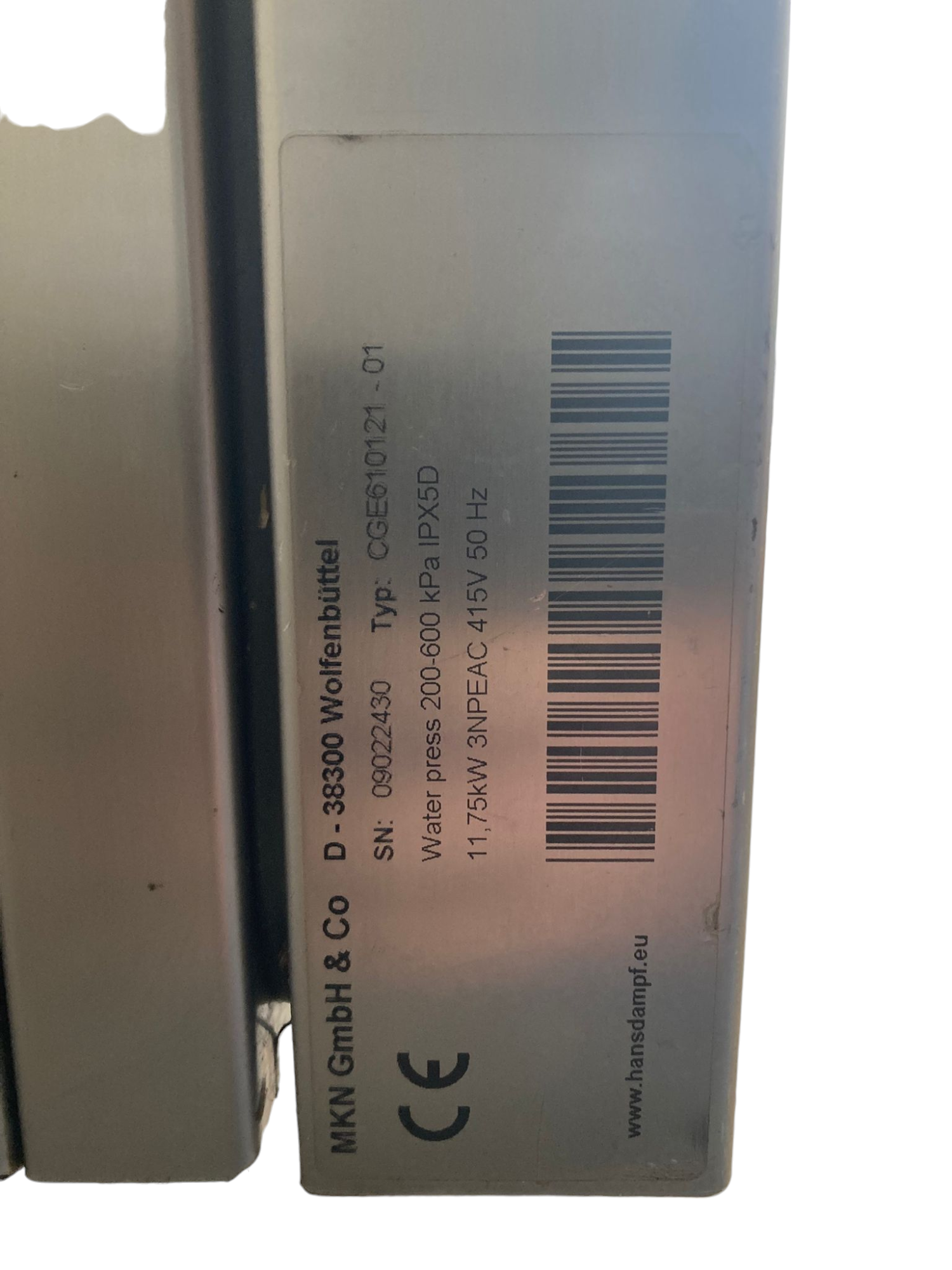 MKN HansDampf 6 Grid Electric 3 Phase – Catercombi Ltd